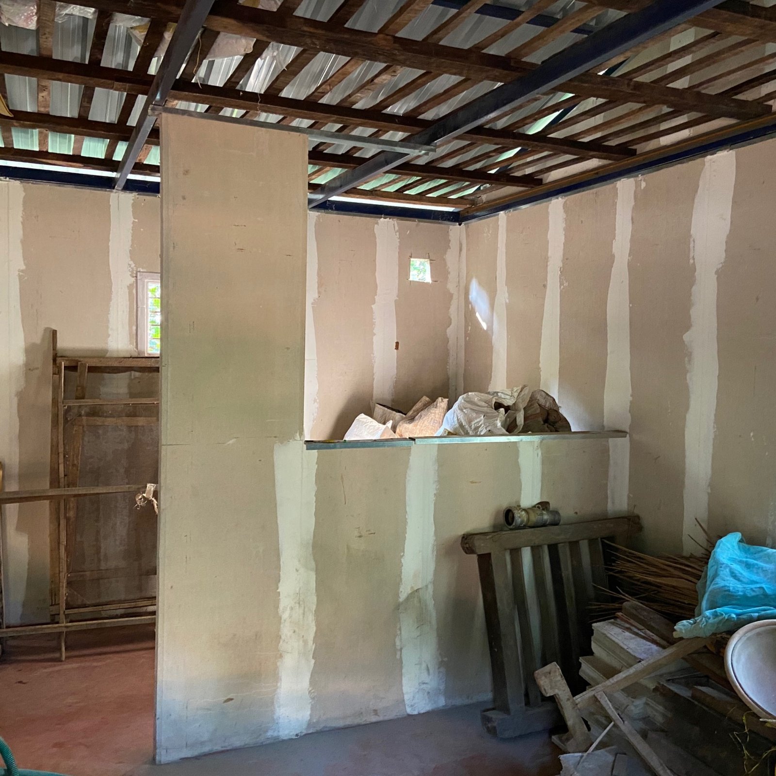 Ready-made Aerated Concrete Wall, Godown and Labour Shed for Mr. P K ...