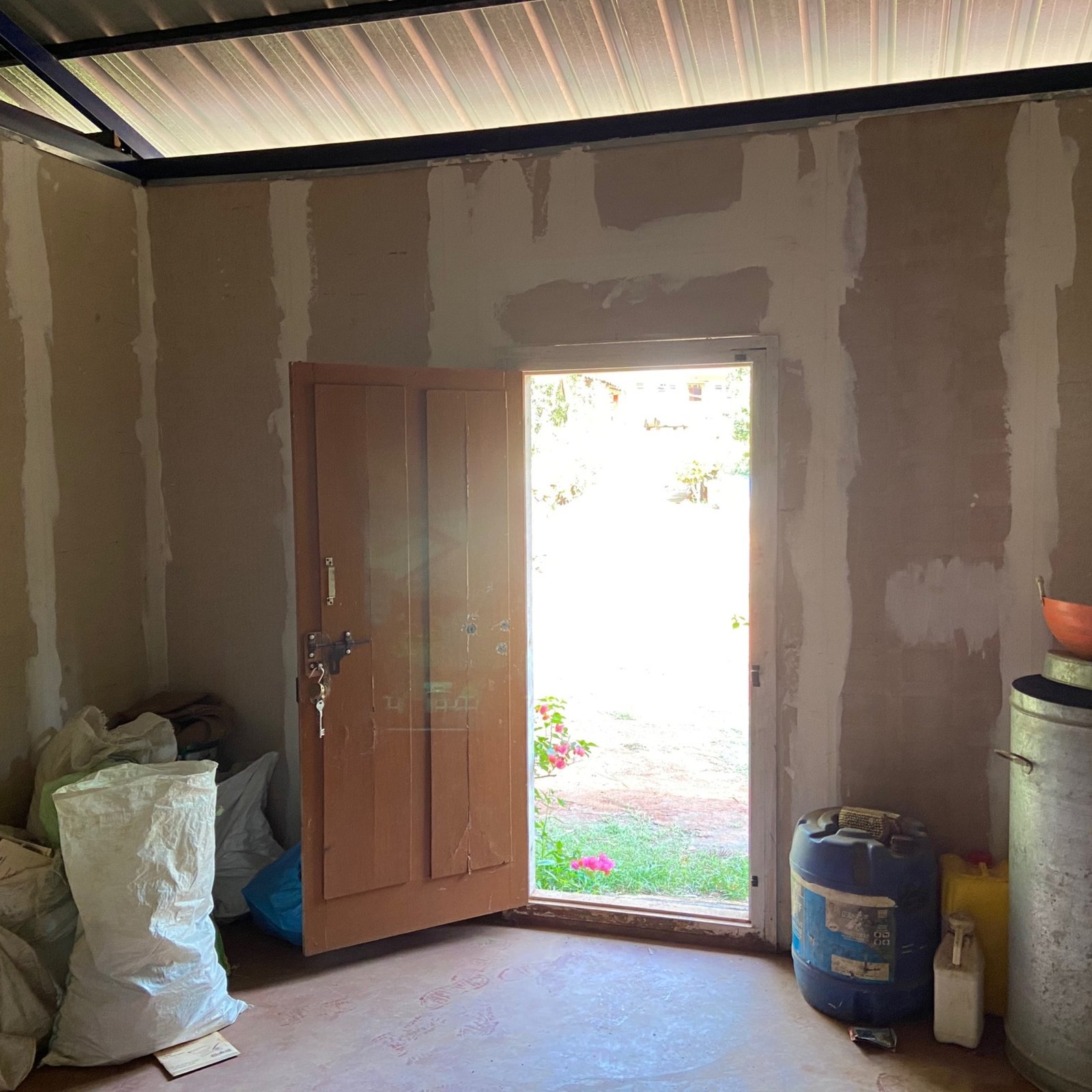 Ready-made Aerated Concrete Wall, Godown and Labour Shed for Mr. P K ...